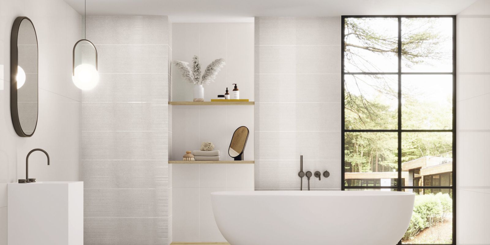 White Bathroom Tiles | Explore White Bathroom Tiles Now | ROCCIA ...