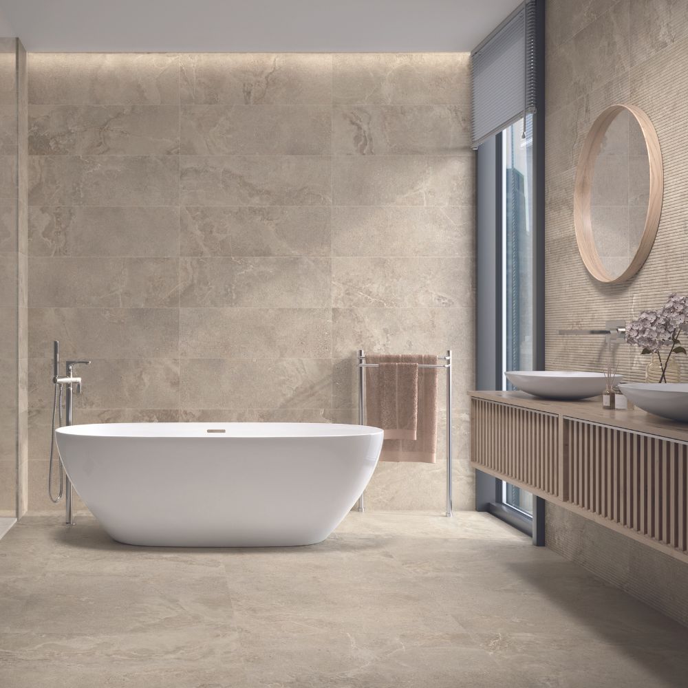 Dorset Bone Porcelain Tile 80 x 80cm
