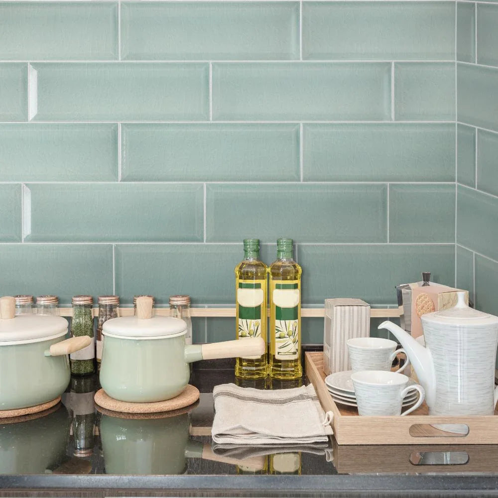 Habana Aqua Subway Tile 10 x 30cm