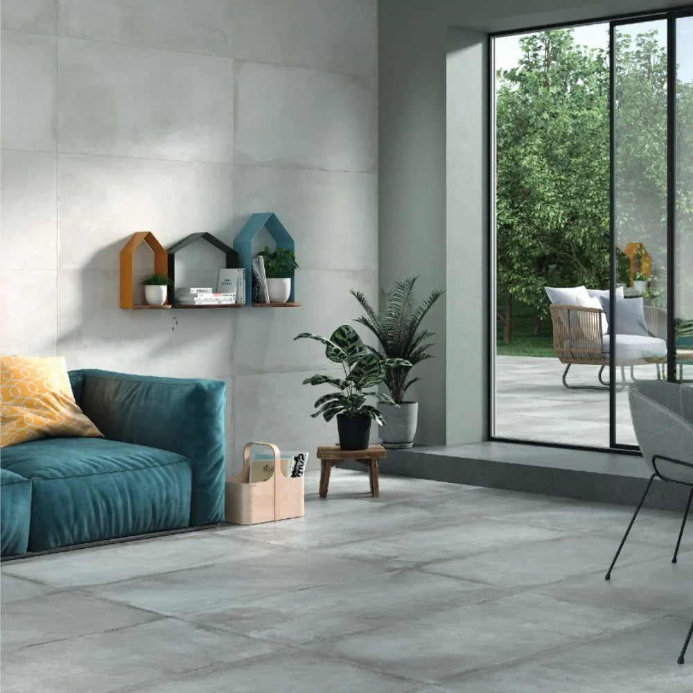 Neolithic Ash Porcelain Tile 100 x 100cm
