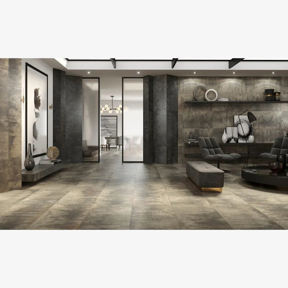 Oreo Luxor Grey Porcelain Tile 60 x 120cm