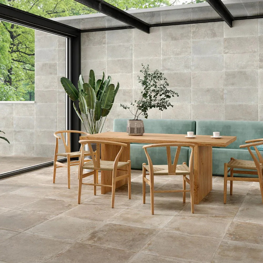 Oswald Natural Porcelain Tile 60 x 60cm