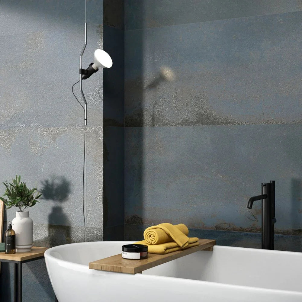 Solvenza Blue Porcelain Tile 60 x 120cm