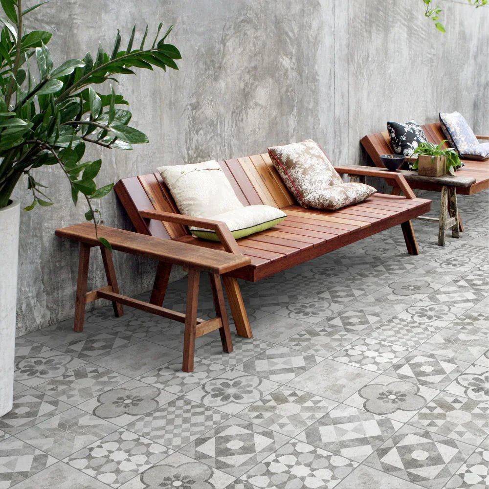 Valcue Grey Porcelain Tile 20 x 20cm